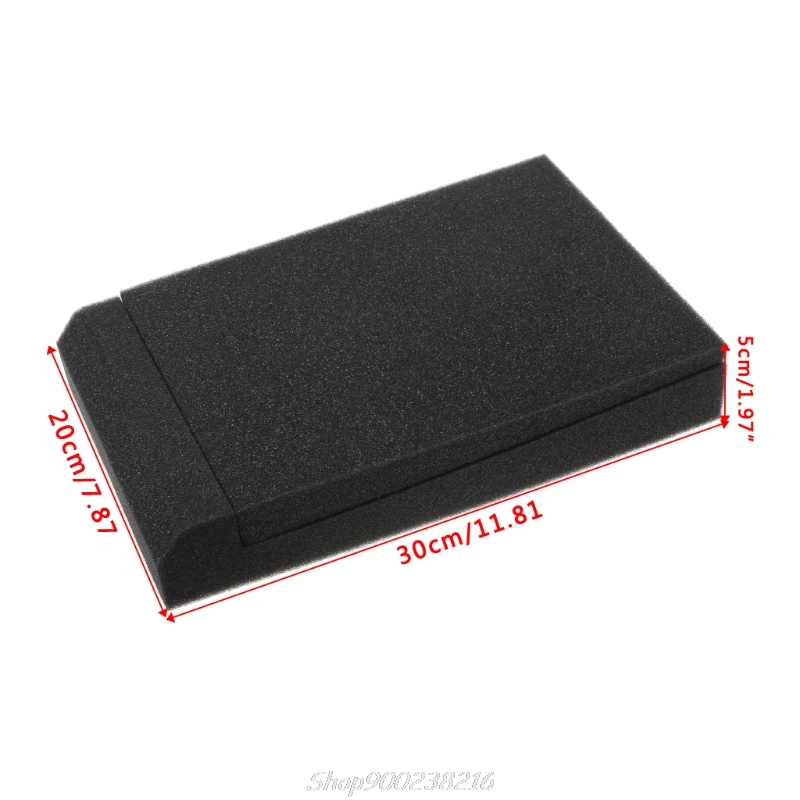 2 Pcs Sponge Studio Speaker Acoustic Isolation Foam Isolator Pads ...