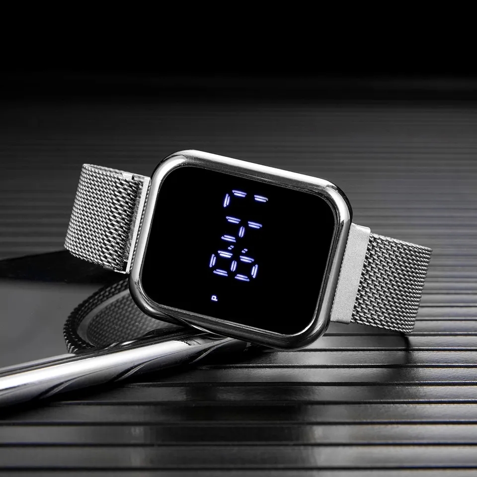 Digital Smart led Magnet Straps watch beautiful smart Style WATCH Led ...