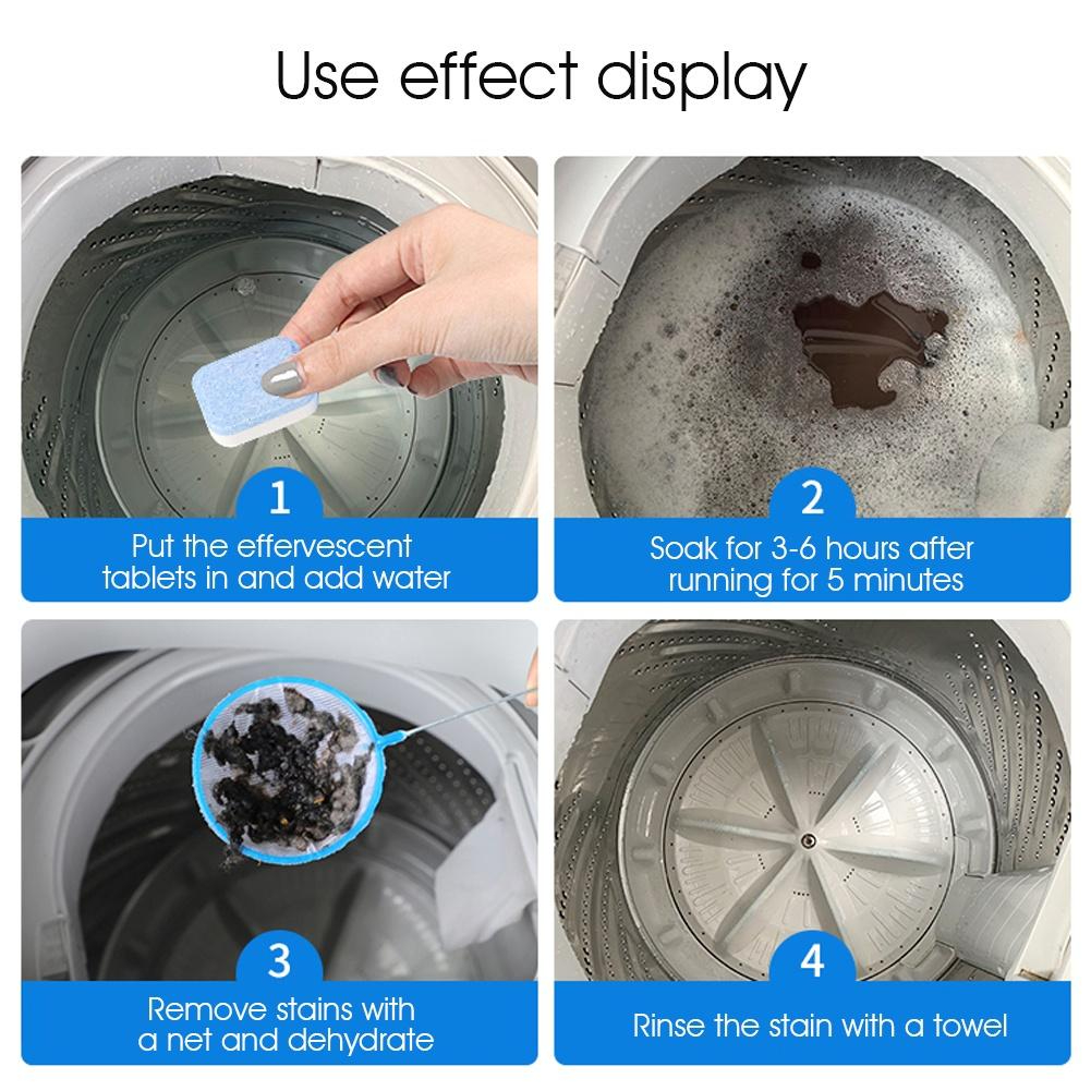 12 pcs washing machine cleaner tablets, Deep cleaning tablet, Expert ...