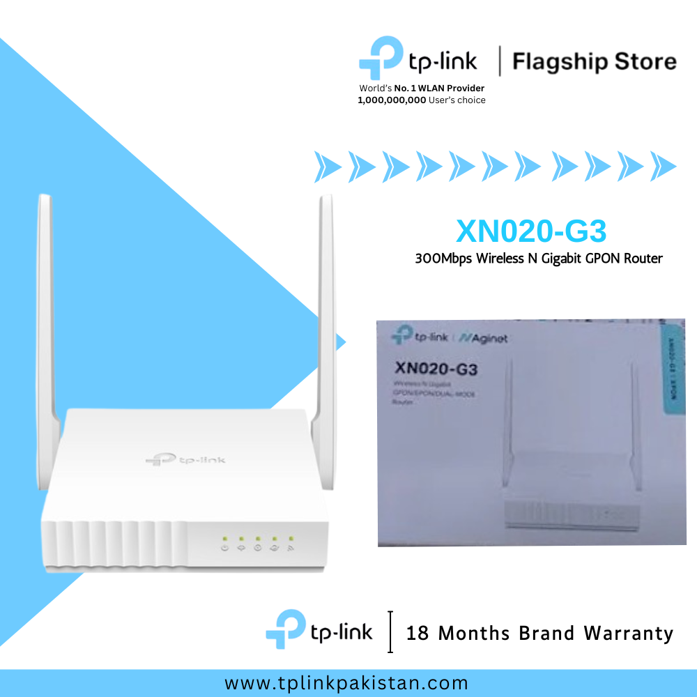 TP-Link Wi-Fi Fiber Router Gigabit XN020-G3 XPON/EPON/GPON 300Mbps ...