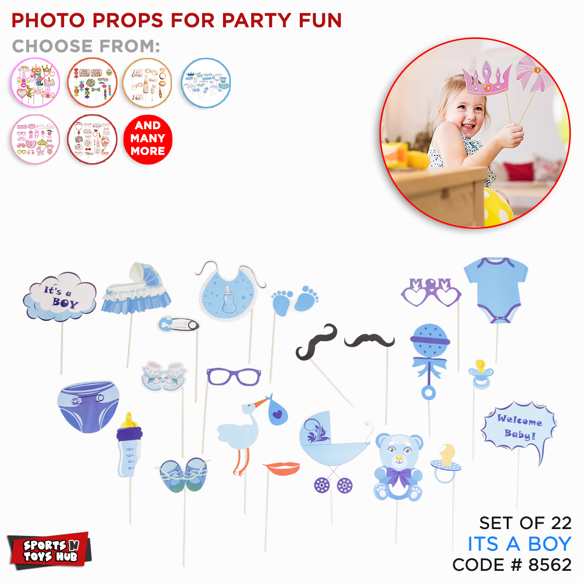 Photo Props_ For Party Fun Wedding Anniversary Birthday Bridal Shower ...
