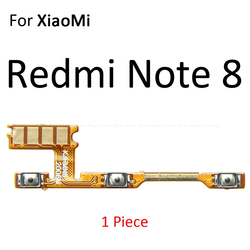 Mute Switch Power Key For XiaoMi Redmi Note 8T 8 7 6 Pro 8A 7A 6A S2 ON ...