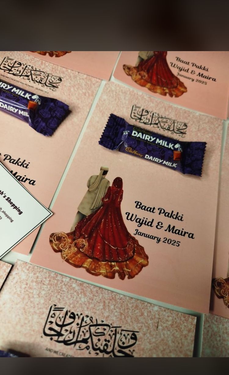 💍 Baat Pakki Card | Elegant & Trending Design 💌 | Daraz.pk