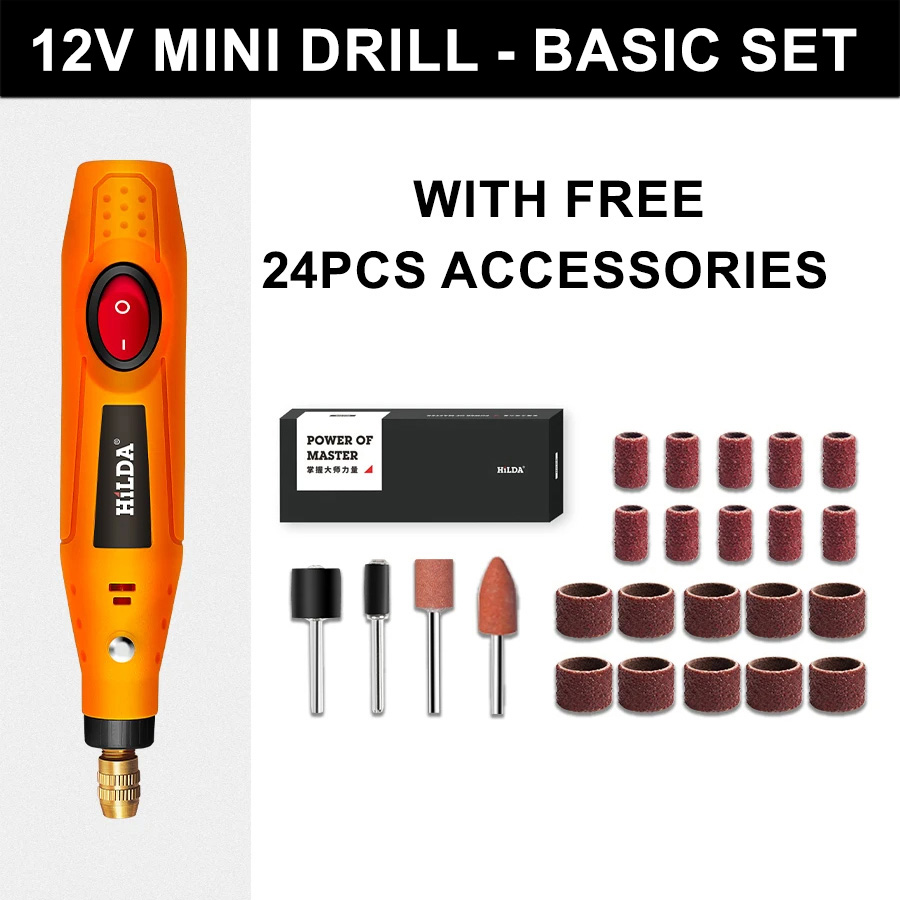 12V Mini Drill Grinder Engraving Pen Electric Rotary Tools Kit Engraver ...