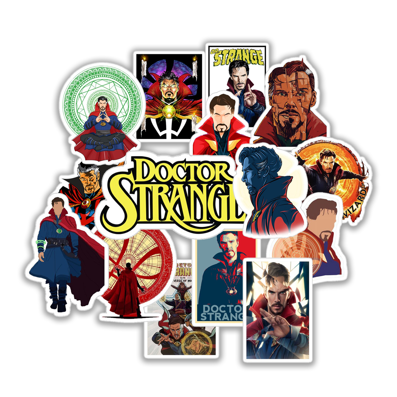Doctor Strange Hero Stickers for Kids/Teens fans, Pack of 5/10/15 ...