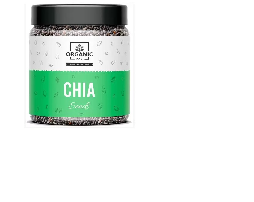 Organic Box Premium Raw Chia Seeds For Eating -Healthy Snack For ...