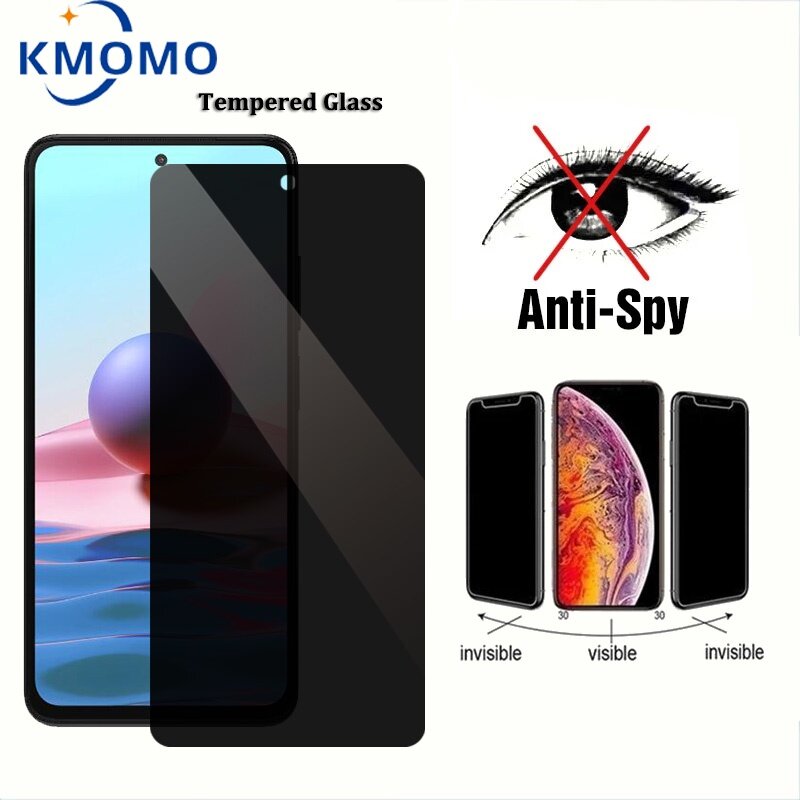 【ThinkWay】Anti-Spy Privacy Tempered Glass Xiaomi Redmi 13C 12 12C A2 + A1 10C 10A 10 2022 9 9A ...