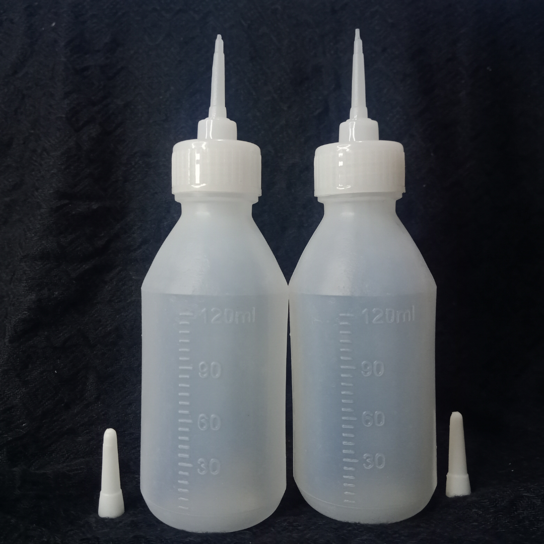 Machine Oil Bottles Empty with Measurement Scale [Pack of 2]-120 ML ...