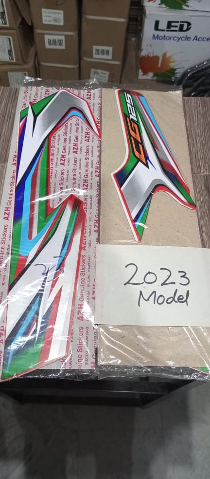 Tanki Tapa Sticker 2023 Model Honda 125 ( COMPLETE SET ) | Daraz.pk
