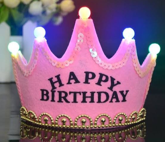 LED Crown Happy Birthday Crown For Best For Birthday Parties | Daraz.pk
