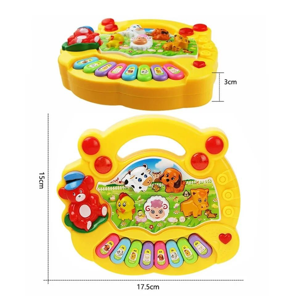 SR Traders Educational Learning Animal Piano Toy for Kids – Musical ...