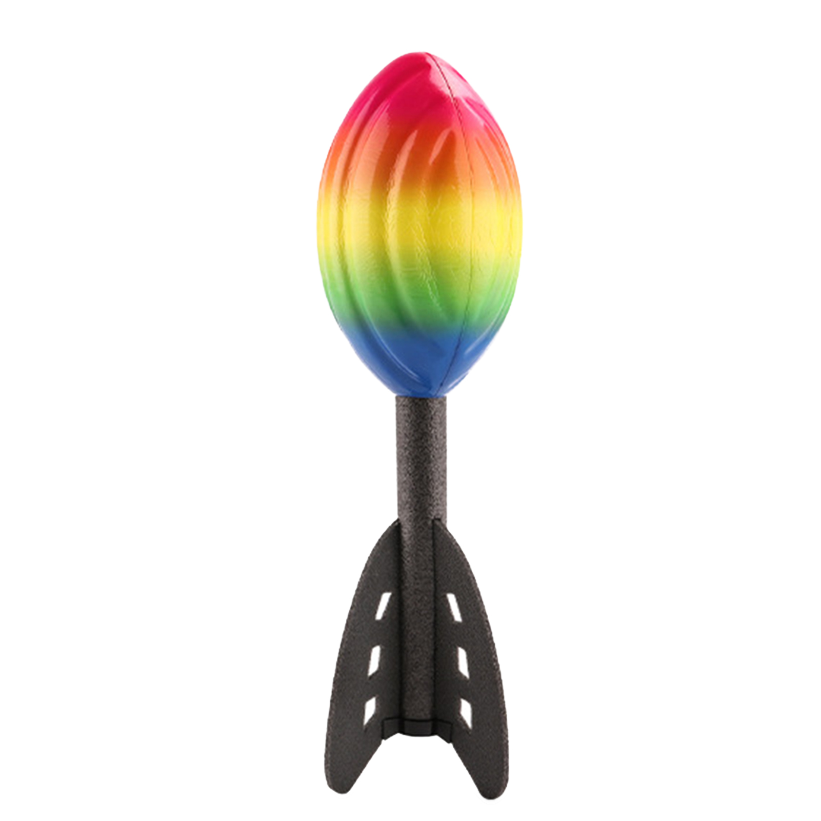 Sport Rocket Toy Portable Rainbow Color High Elasticity Flying Rocket ...