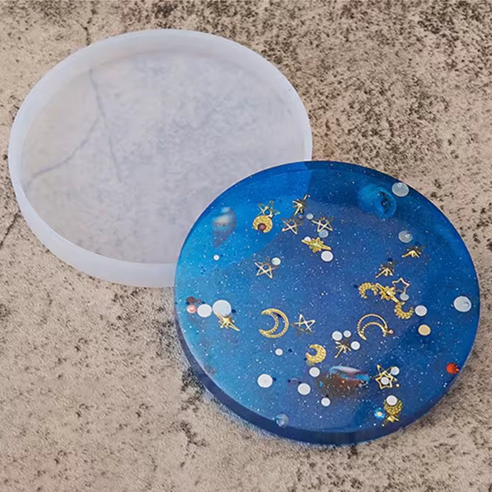 Resin Plain Silicone Coaster Mold - 4inch | Best Quality | Best for Tea ...