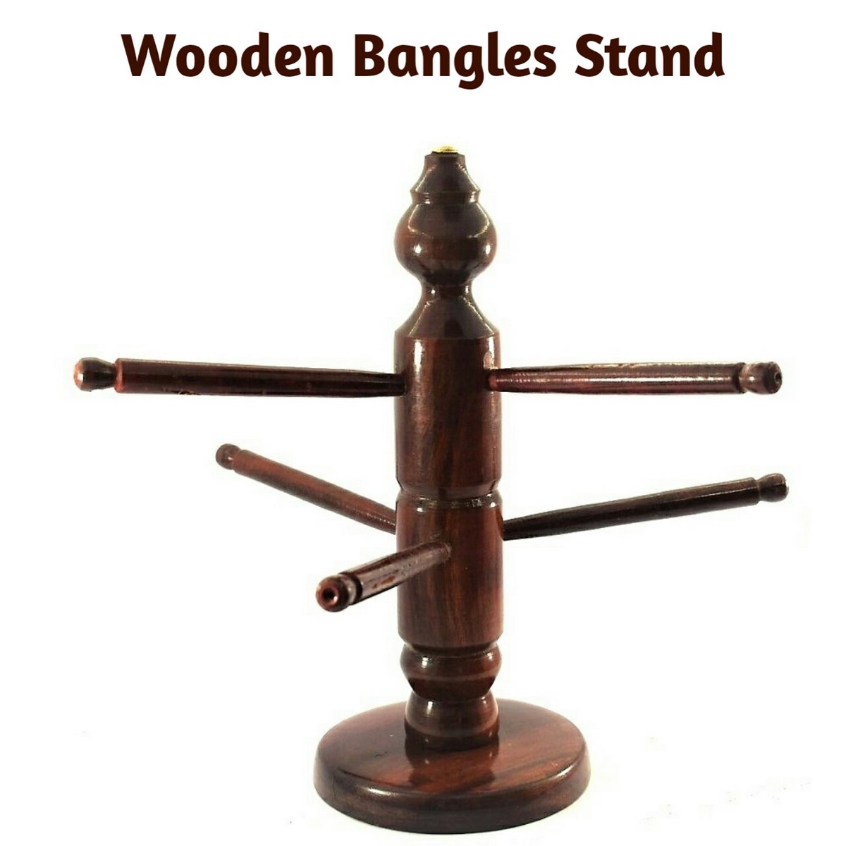 Wooden Bangles Stand , Chori Stand, Jewellery Stand Hand Crafted Best ...