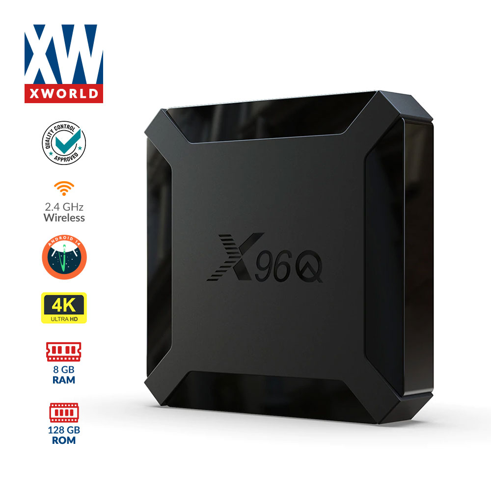Android TV Box X96Q - 8GB+128GB - 4K - Android 14 (Best TV Box) | Daraz.pk