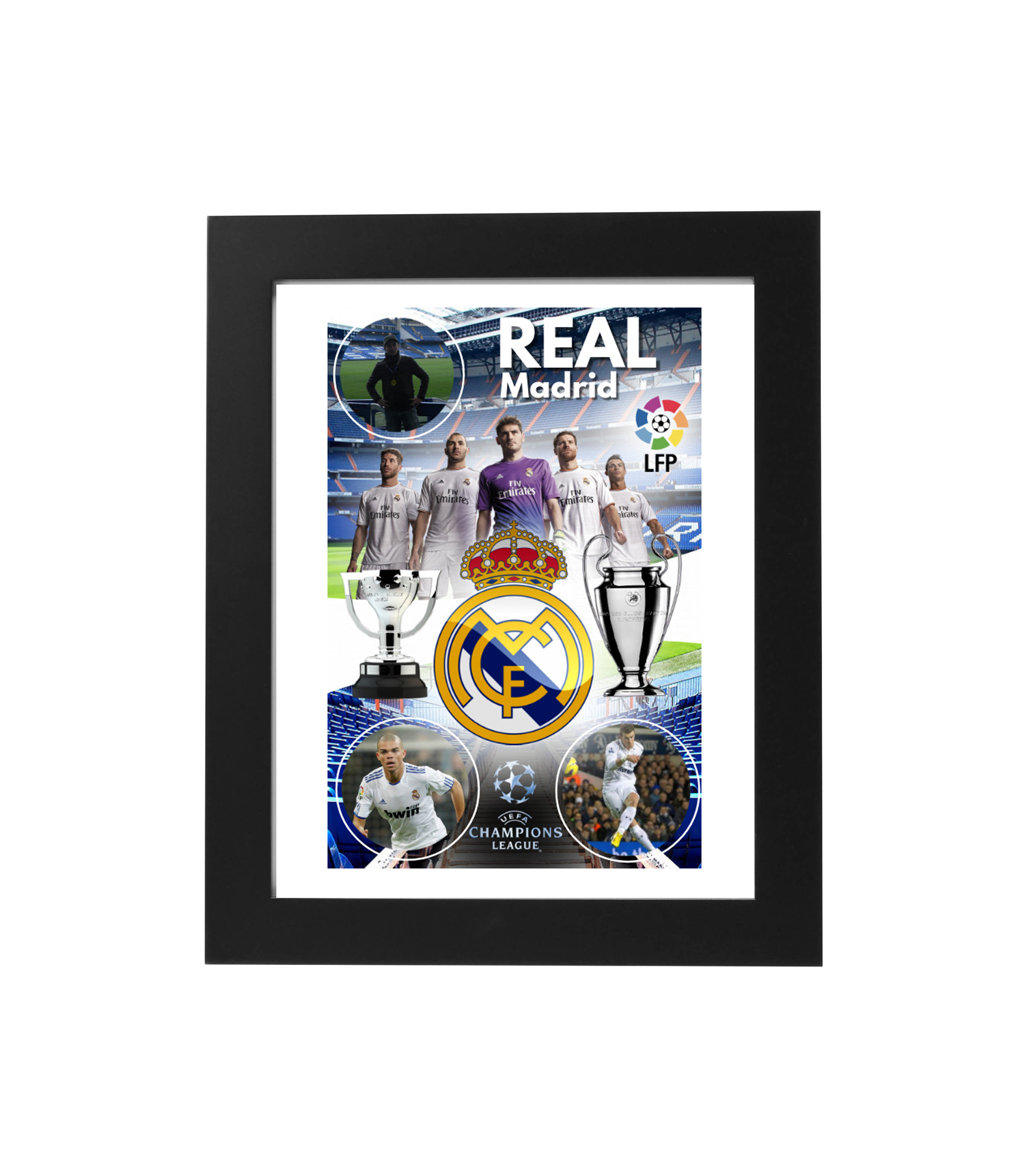 FC Real Madrid Football Enthusisats Nostalgic Posters Room Posters ...