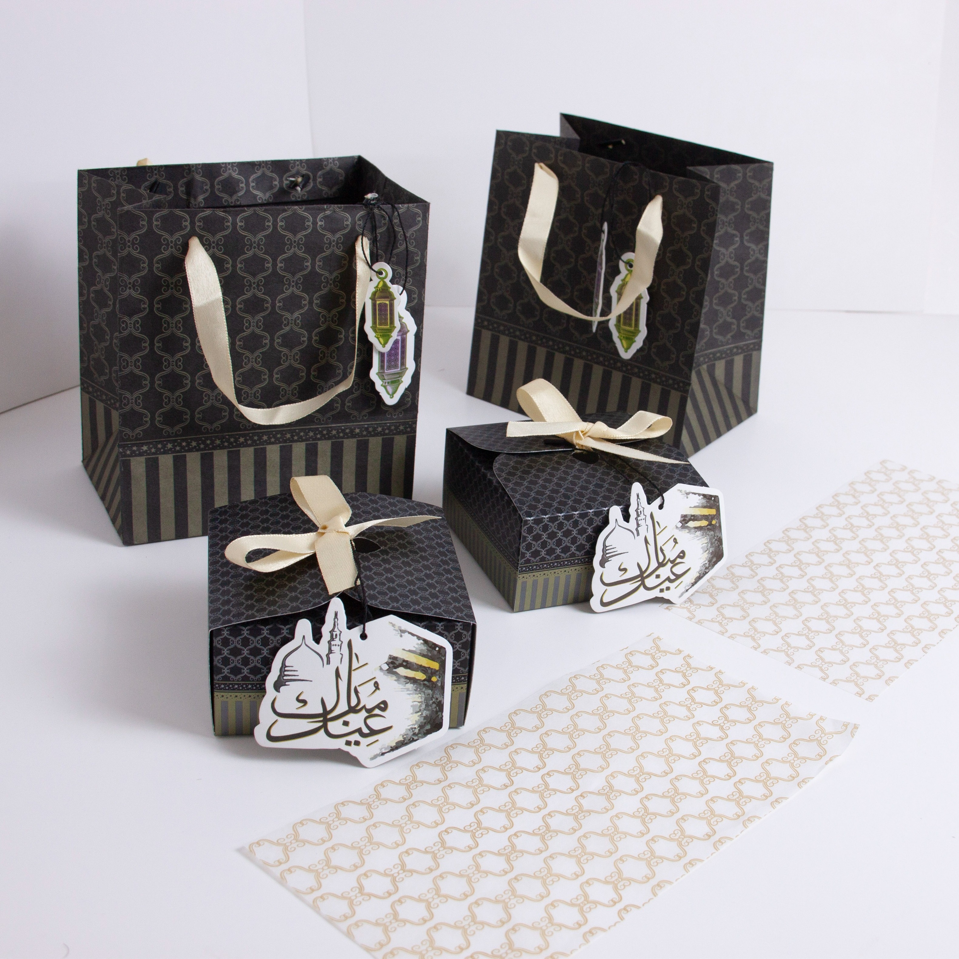 Eid Box (Pack of 2 Boxes) Eid Mubarak or ramzan Gifts Packaging to ...
