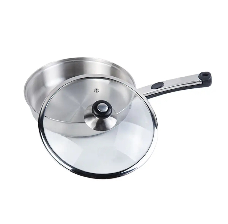 Alpha Stainless Steel 22cm Fry Pan - Encapsulated Double Bottom -Alpha ...