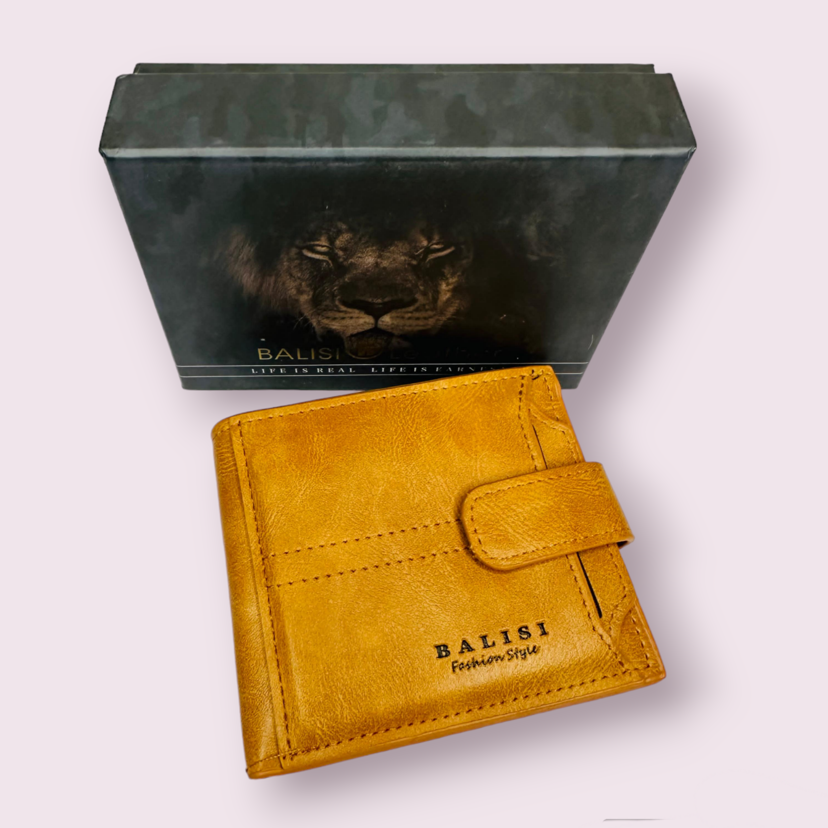 Balisi BL03A Original Slim Bifold Leather Wallet for Men – Stylish ...