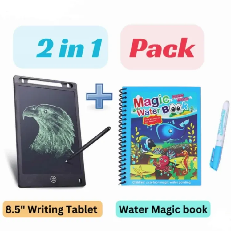 Toys Magic Water Bookand LCD Writing Tablet ) Set Best Gift to your kid ...
