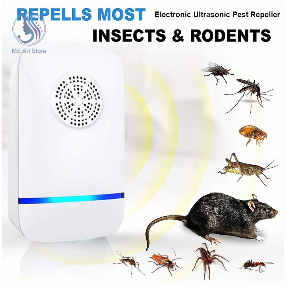 Premium Electric Ultrasonic Pest Repeller Indoor Chemical-Free Control ...