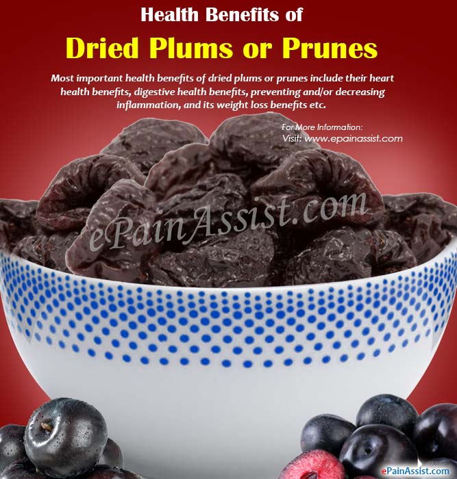 Dried Prune Benefits