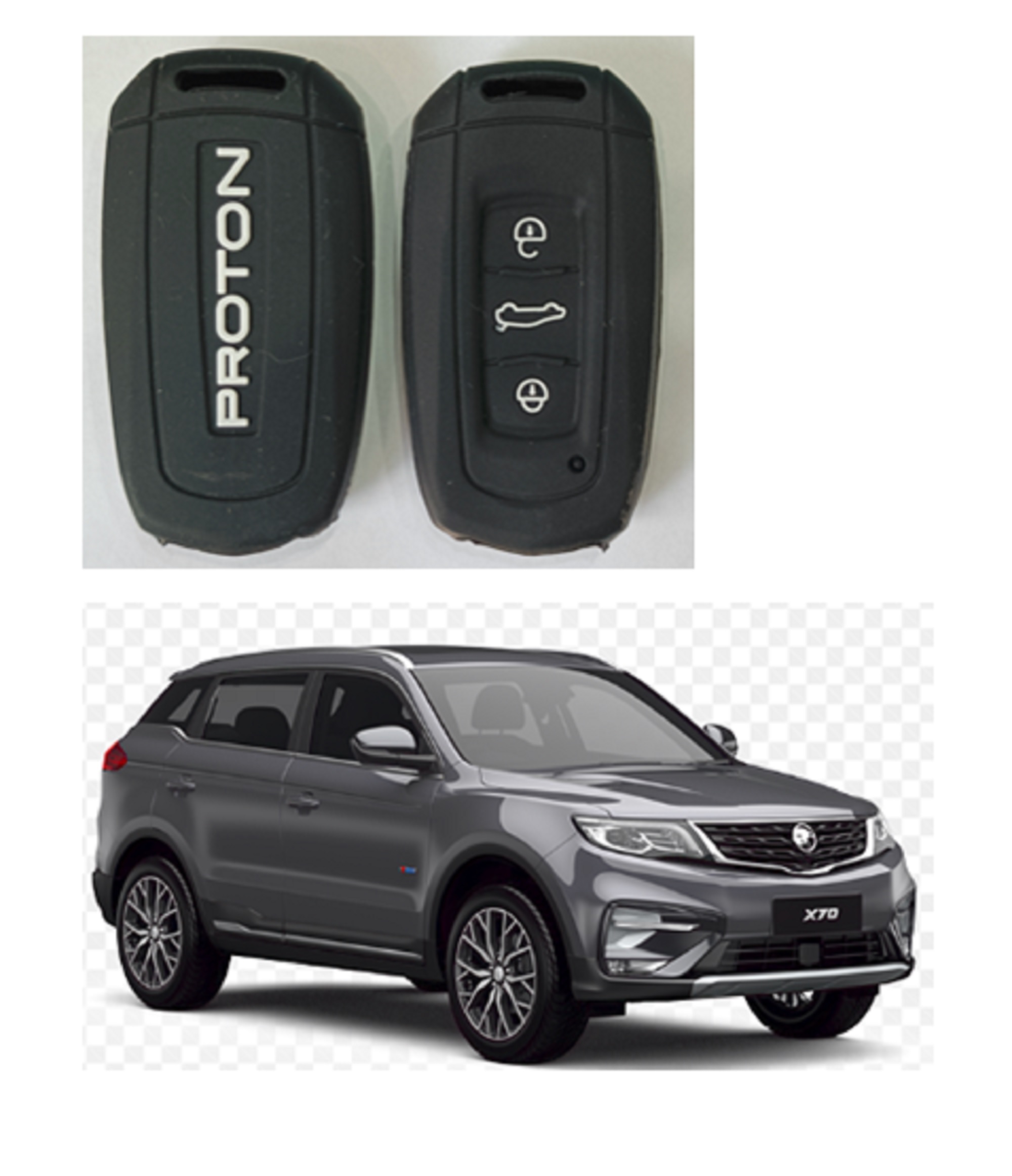 PROTON X70, MG HS , HAVAL, LEXUS and DFSK GLORY 580PRO Cars Protective Silicone Remote Car Key ...