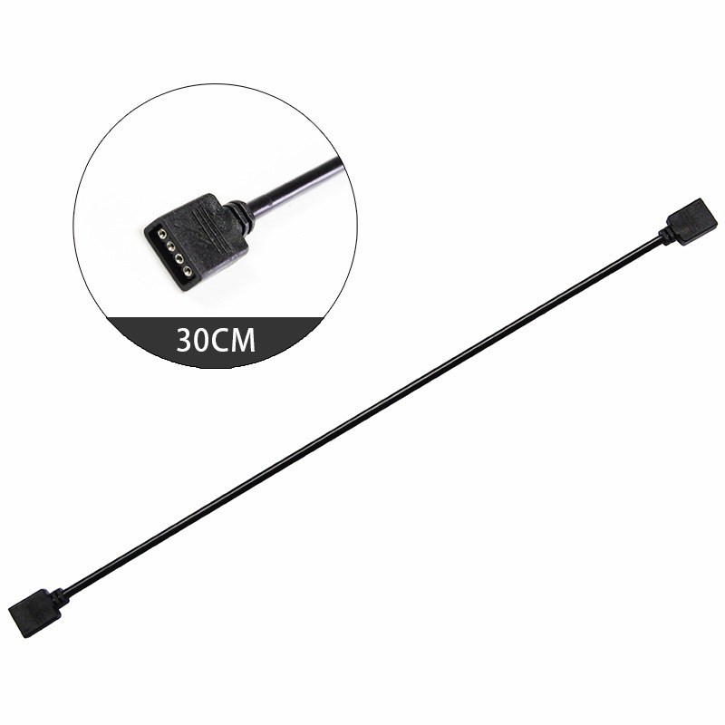 Computer motherboard synchronization cable 12V RGB 4-pin 1/5 extension ...