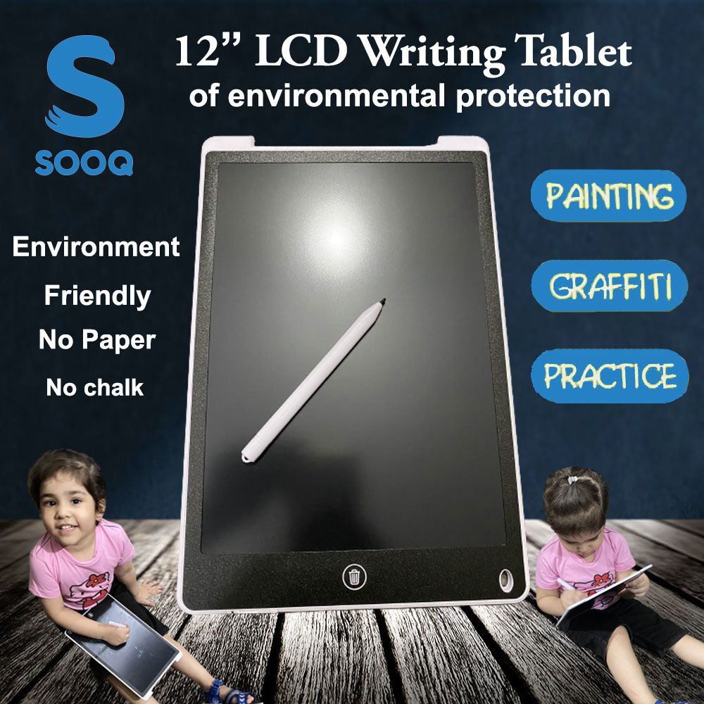 LCD Writing Tablet Board 12" Inch - Electronic Writing Board | Daraz.pk