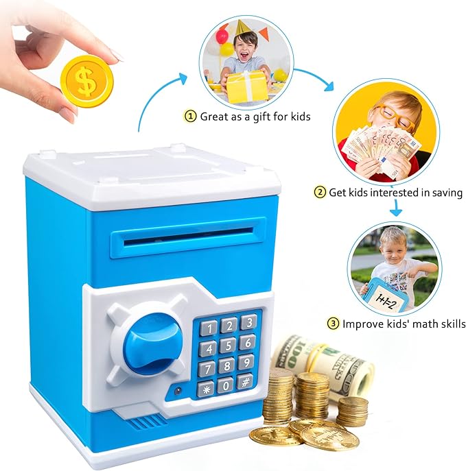 Kids ATM-Machine Money Saving Machine Kids - Gullak | Daraz.pk