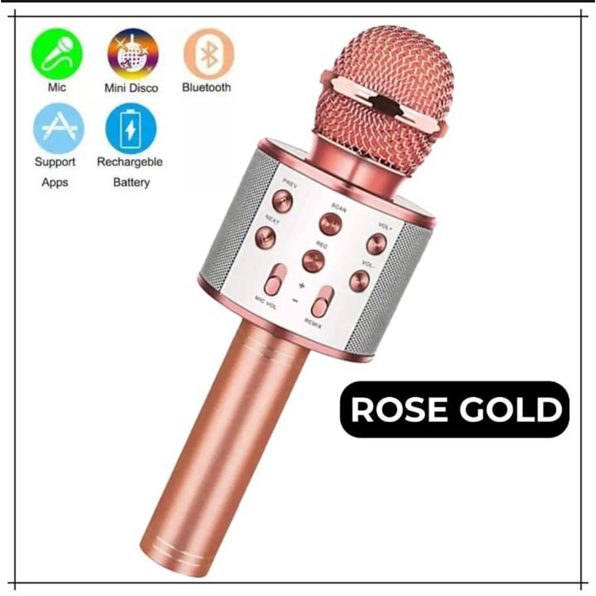 WS-858 Wireless Microphone - Wireless Bluetooth Microphone - Mic And ...