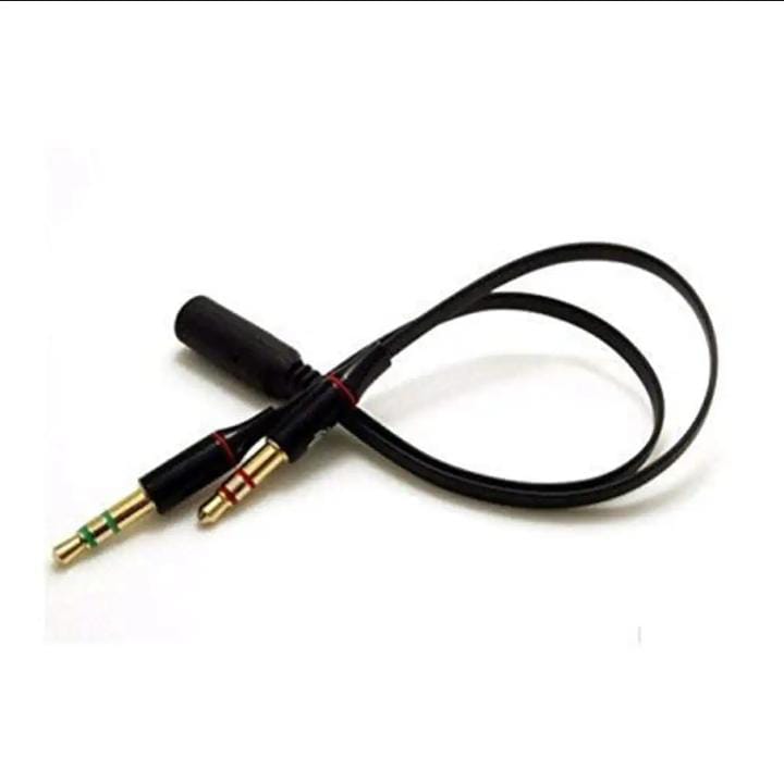 Headphone 3.5mm Splitter Mic Cable for Computer, Headset 3.5mm Female ...