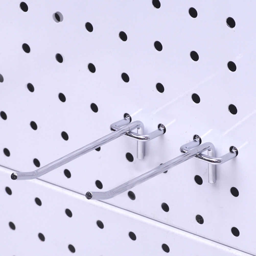 20 Pcs Cold-rolled Steel Pegboard Hooks Display Hooks for Supermarket ...