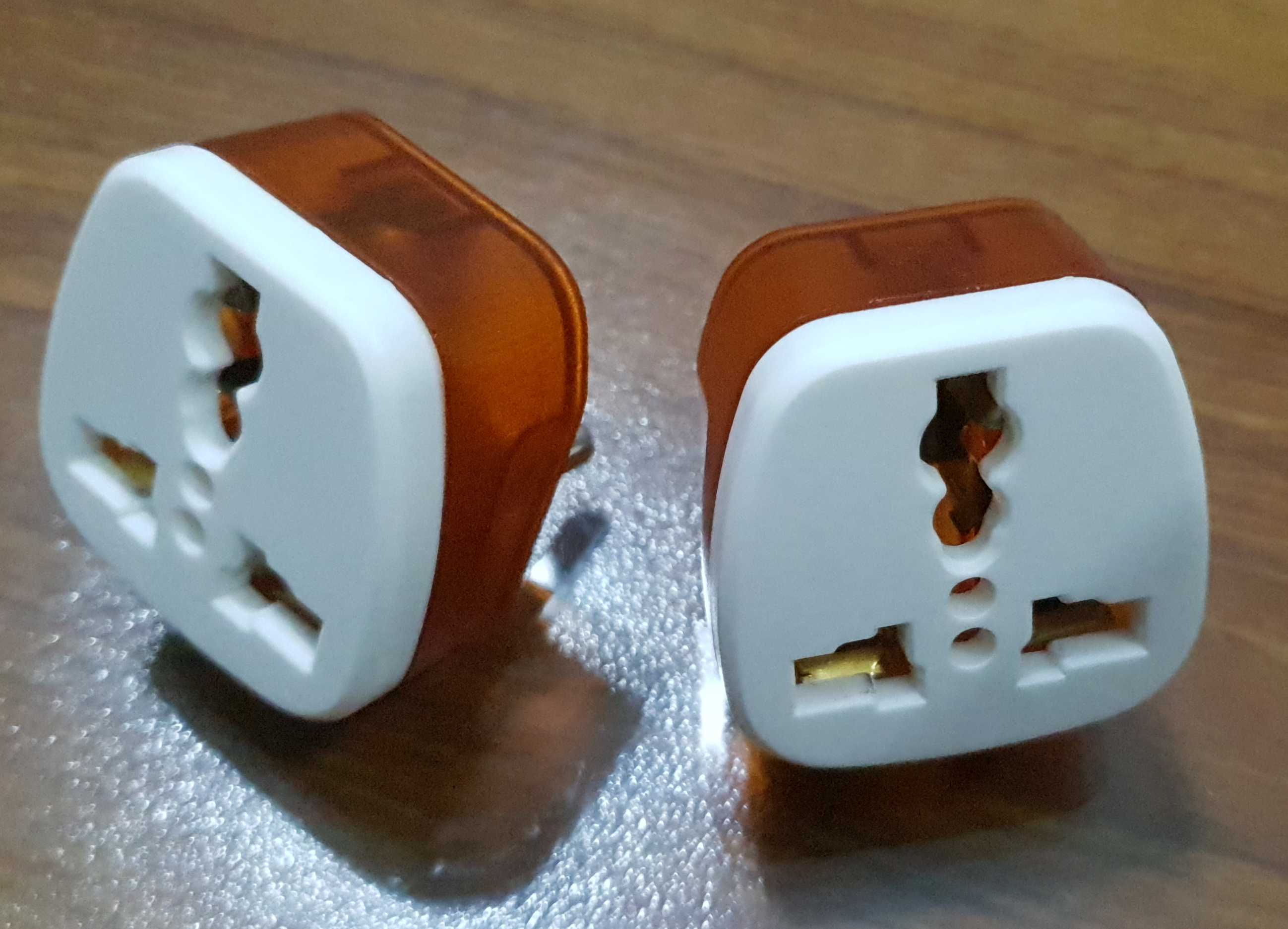 Brass Travel Adapter Multi Plug 2 pin, Mobile Shoe Multi Three to Two ...