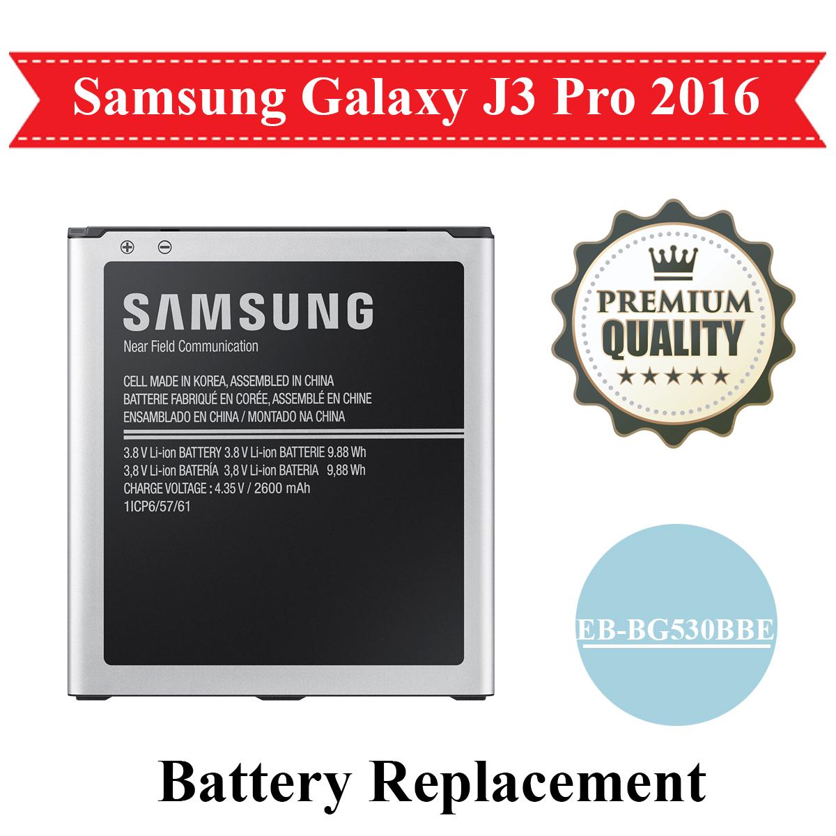 EB-BG530BBE Samsung J3 Pro 2016 J3110 J3119 J3109 Battery Replacement EBBG530BBE For Galaxy J3 ...