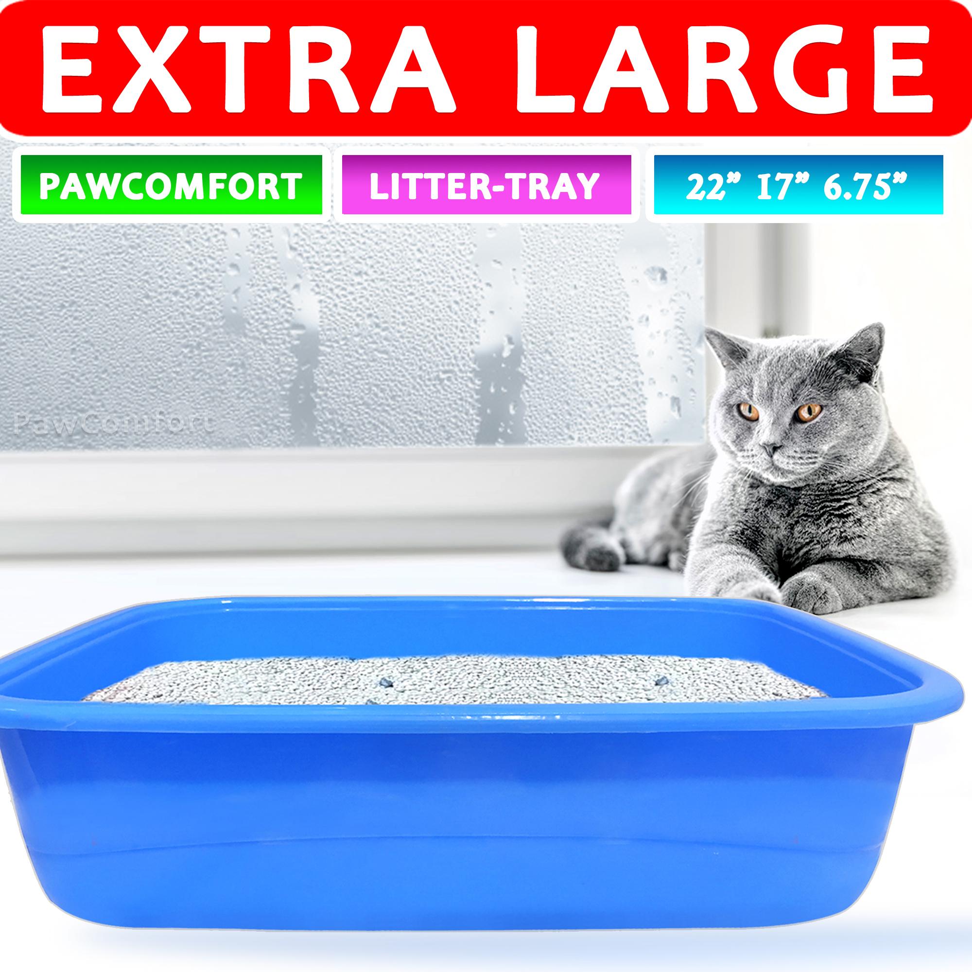 PawComfort EXTRA-LARGE Litter Tray for Cats & Dogs - Blue | Daraz.pk