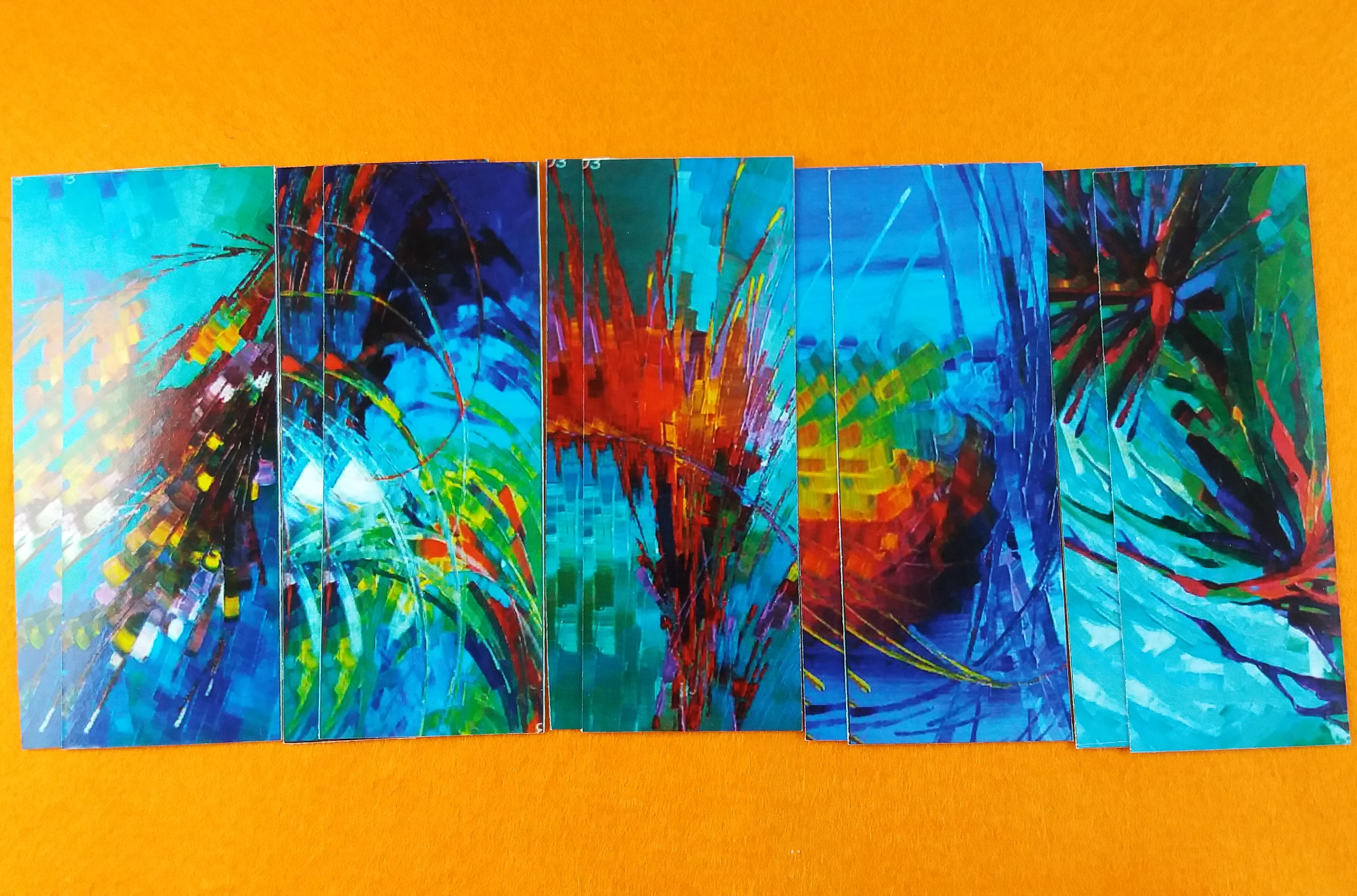 Abstract Art Bookmarks Pack Of 10 Book Marks Price in Pakistan - View ...