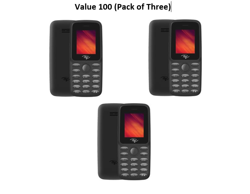 Itel Mobile Value 100 (Pack of 3) | Daraz.pk