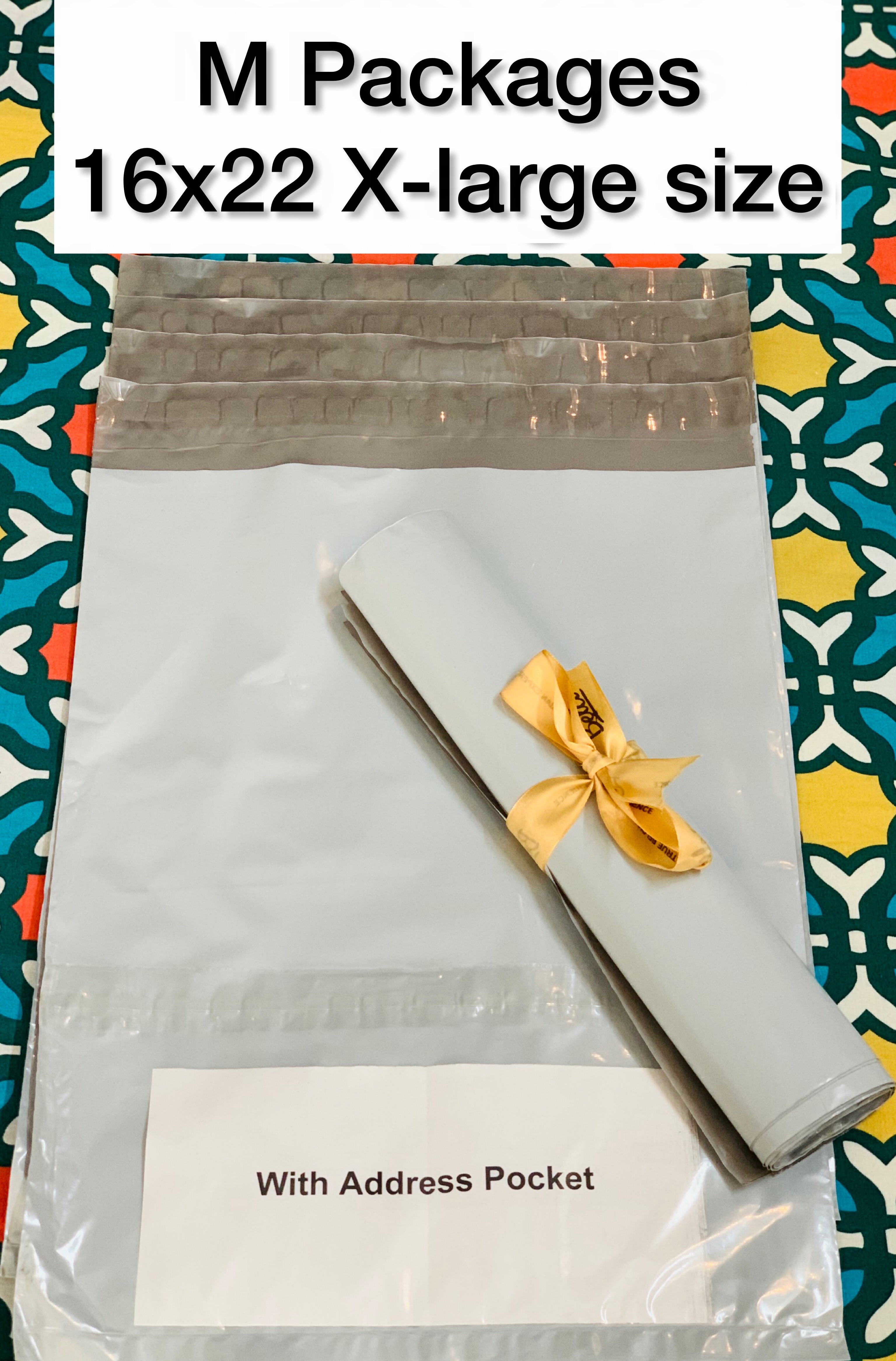 Courier Flyer Bag Extra Large 16 x 22 Inches with Pocket 100 pcs | For ...