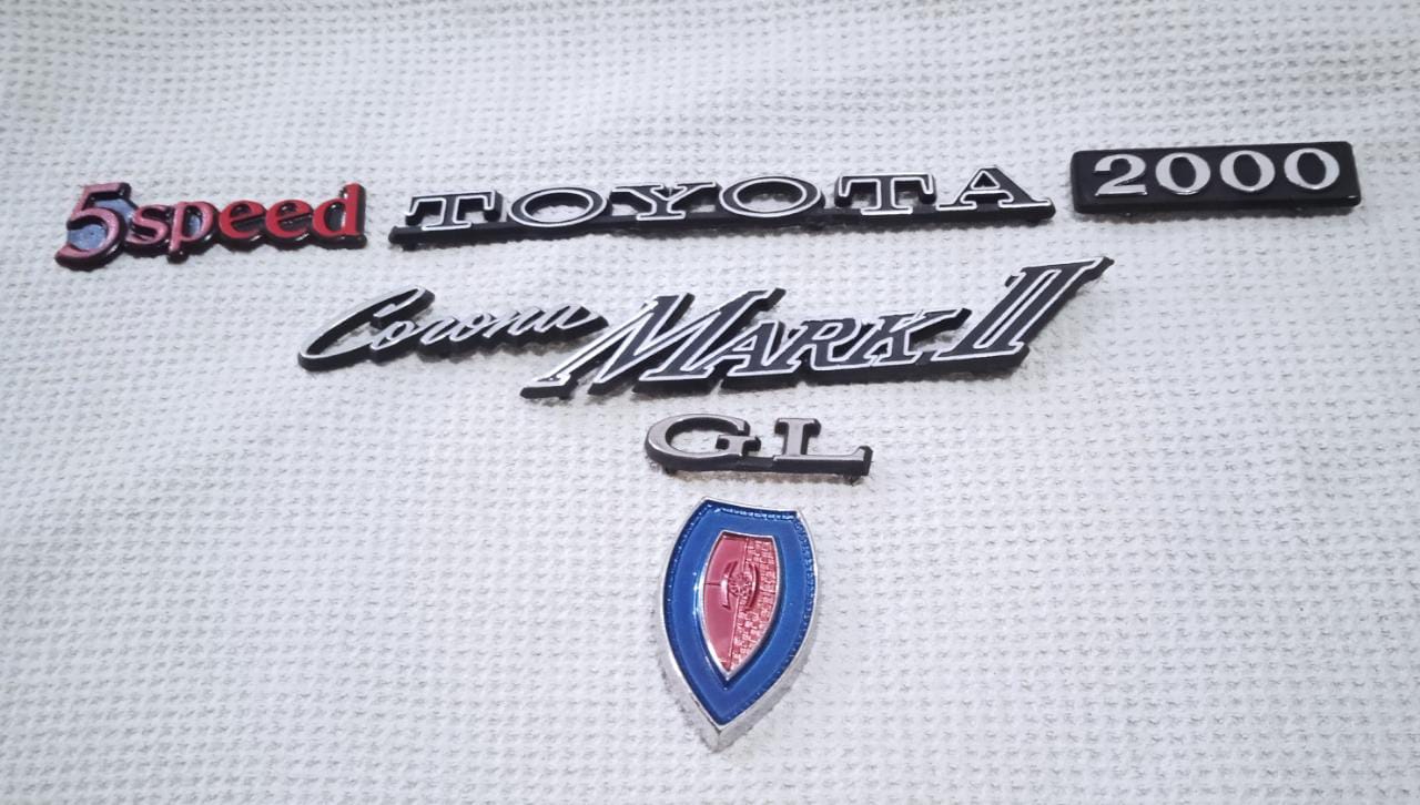 Toyota Mark II Emblem Set 7 Piece | Daraz.pk
