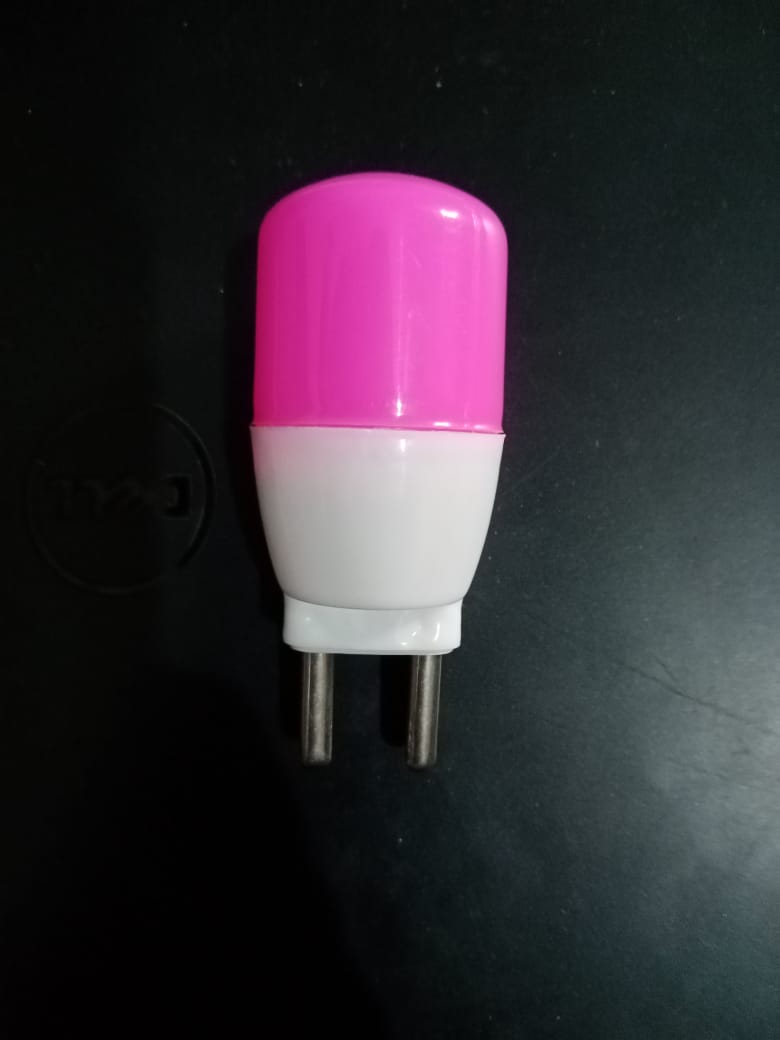 LED Night Bulb- SMD with Flat 2 Pin Plug 220v AC | Daraz.pk