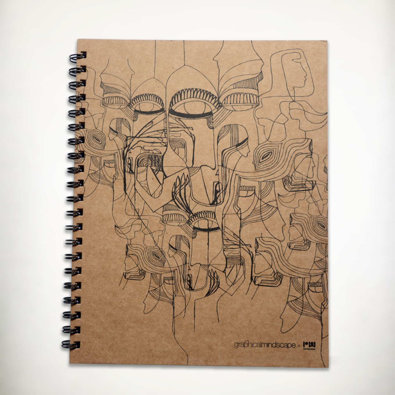 Notebook - Graphical Mindscape Shatranj - A5 - by PAPERWORK | Daraz.pk