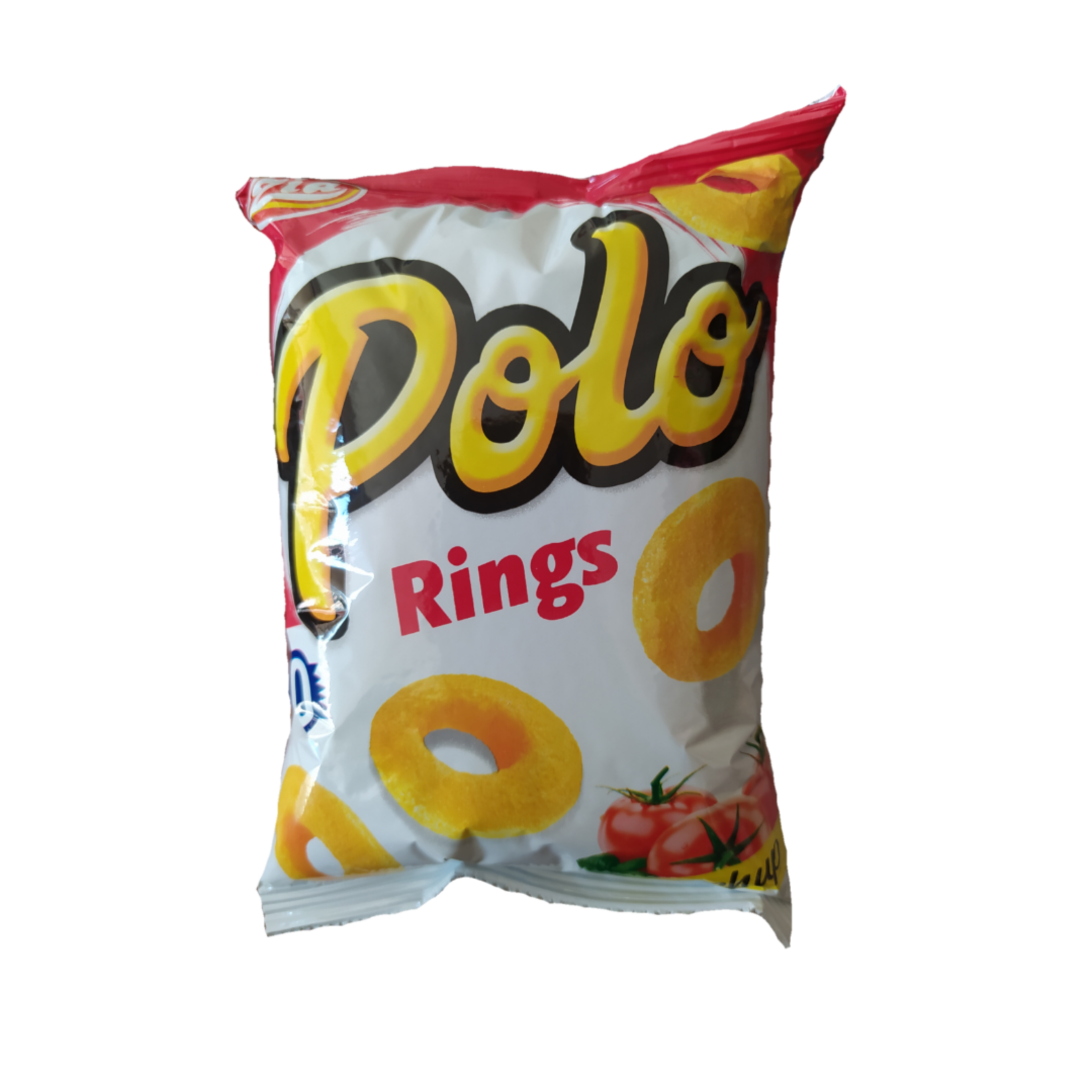 Zia Polo Rings Papad or Snacks in Ketchup Flavour. 10 Rs Pack. 24 Pcs ...