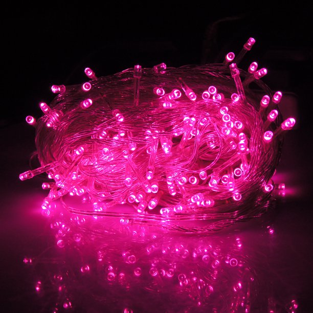 Fairy Light Pink Decoration Lights Still LED Long String Pink Best ...