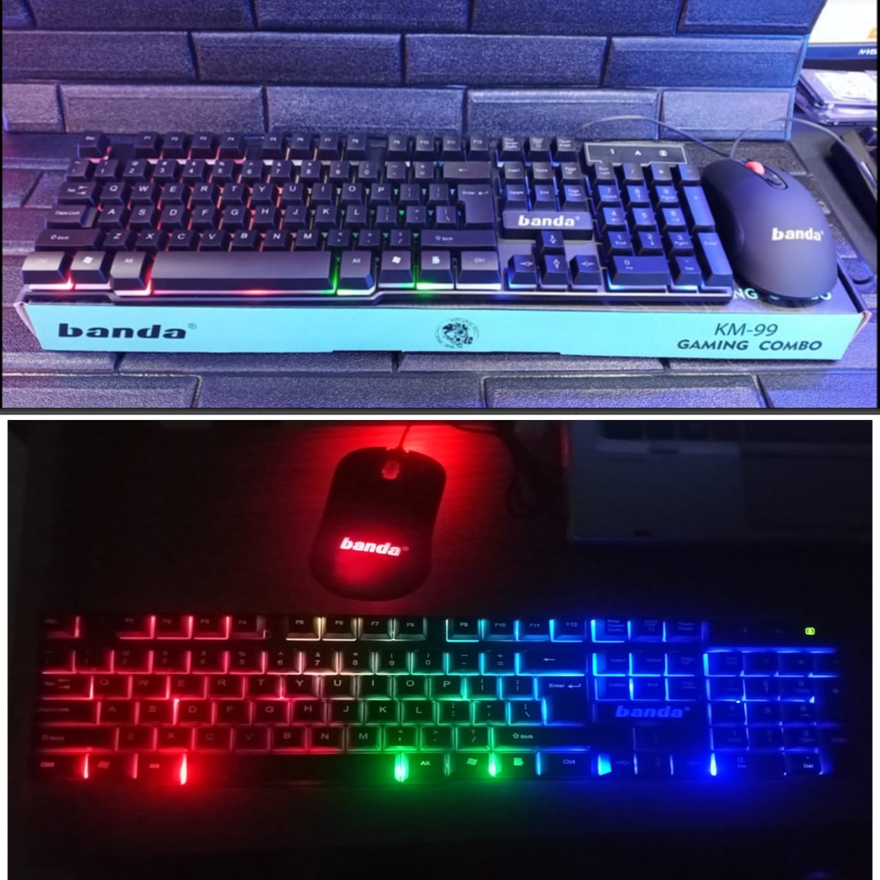 BENDA RGB Gaming 104 keys Keyboard And Mouse Combo | Daraz.pk