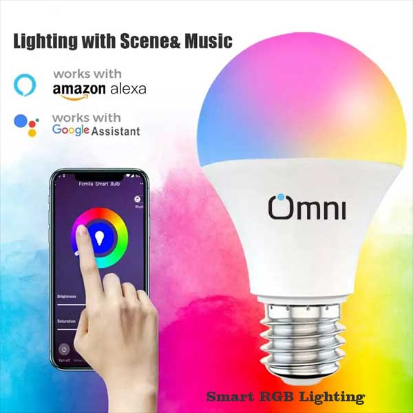 Smart Bulb WiFi Smart Light Bulb E27 LED Lamp RGB + White + warm white ...