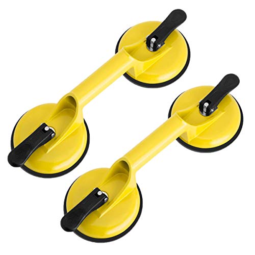 Tile Lifter,Tile Suction Cup (DOUBLE) Glass Suction Cups Heavy Duty ...