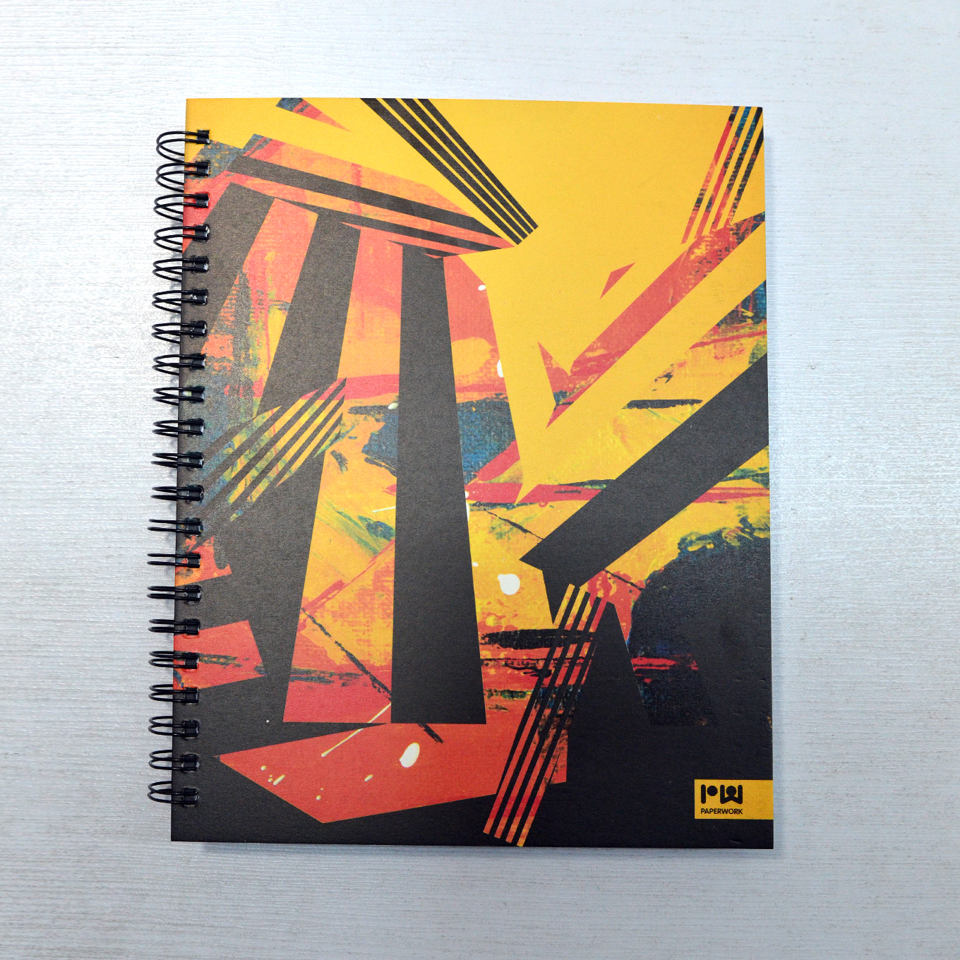 Spiral Notebook A4 - Yellow Shutter - by PAPERWORK | Daraz.pk