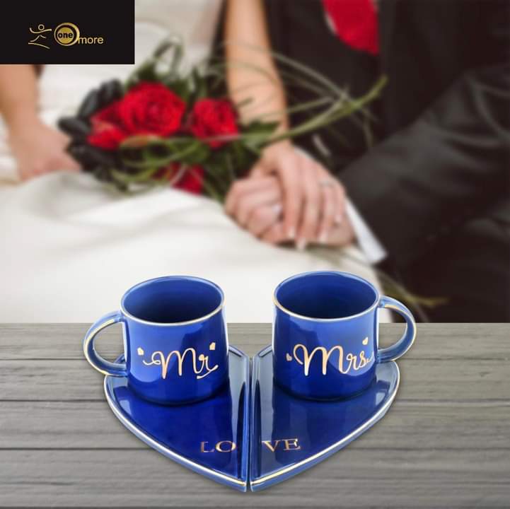 Mr and Mrs Coffee Mugs Set | Wedding Gifts for Bride and Groom ...