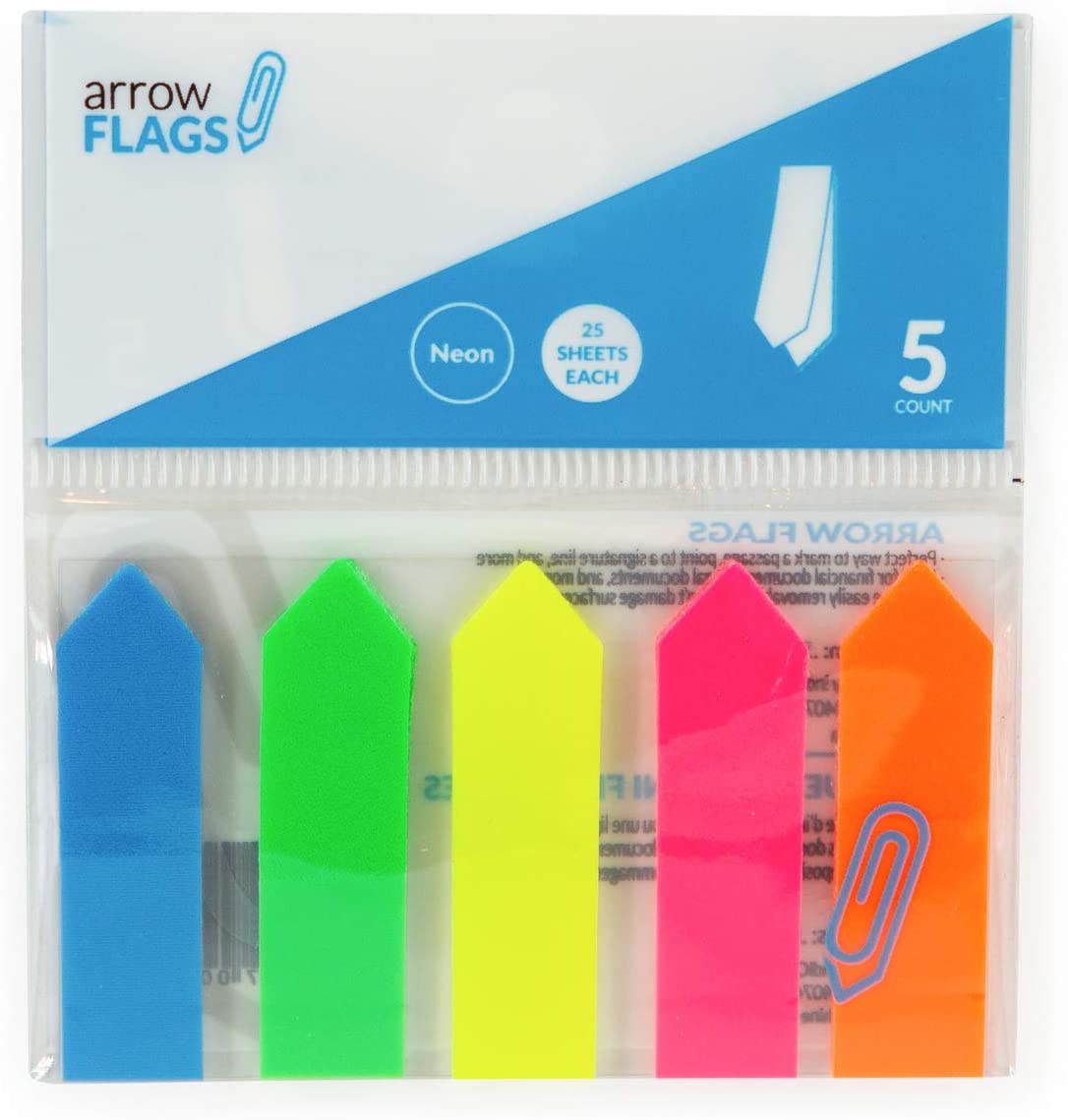 Office Supplies 400-Pack Sign Here Tabs & Arrow Labels - Multi-Color ...